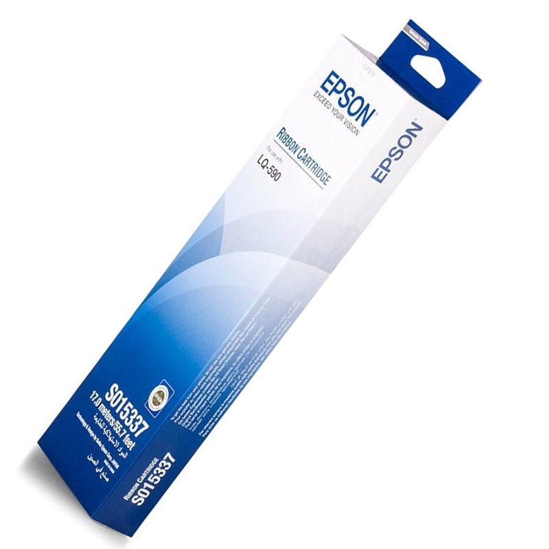 Epson 15337 Ribbon for LQ590 Printer - Original Ribbon Cartridge ...