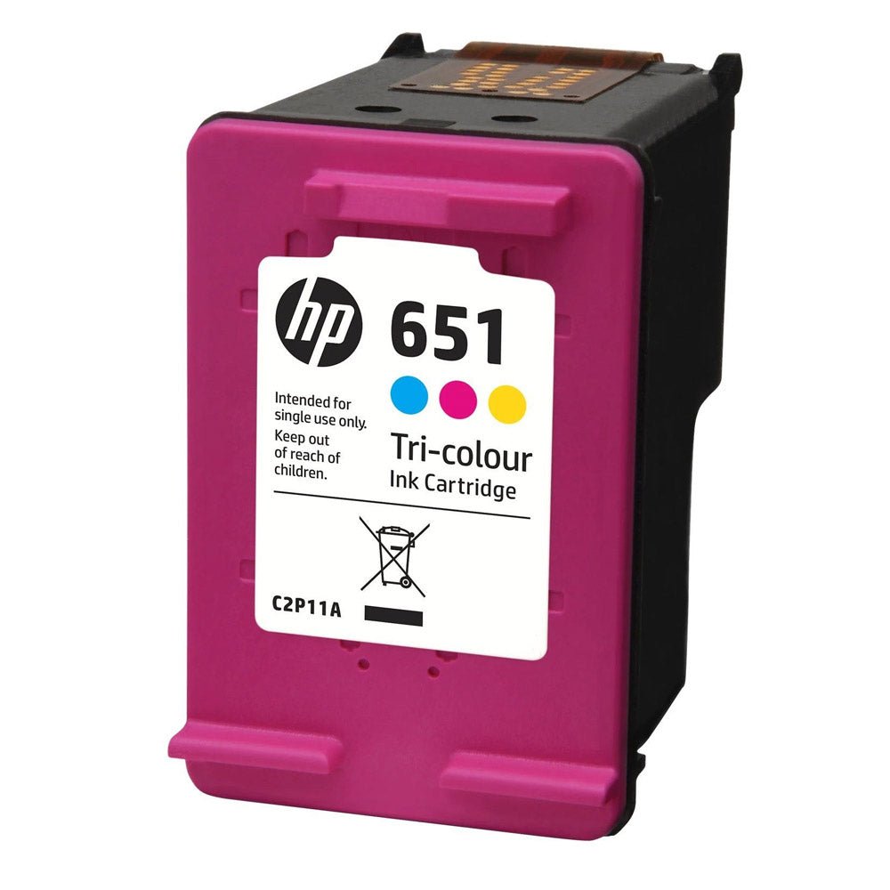HP 651 Ink Cartridge Tri-Colour Original Printer Ink | Dabbous Mega ...