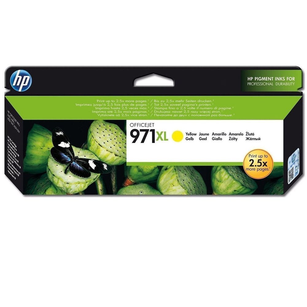 HP OfficeJet Pro 970 971 Ink Yellow 971XL Inkjet Cartridge | Dabbous ...