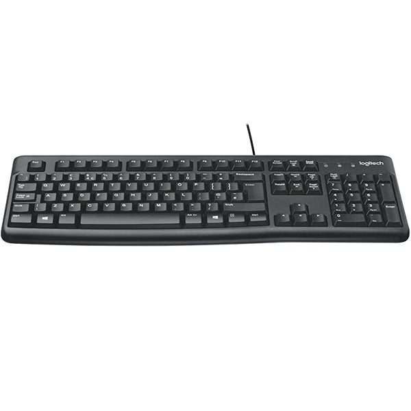 Logitech K120 Arabic English Keyboard USB Wired Durable Design ...